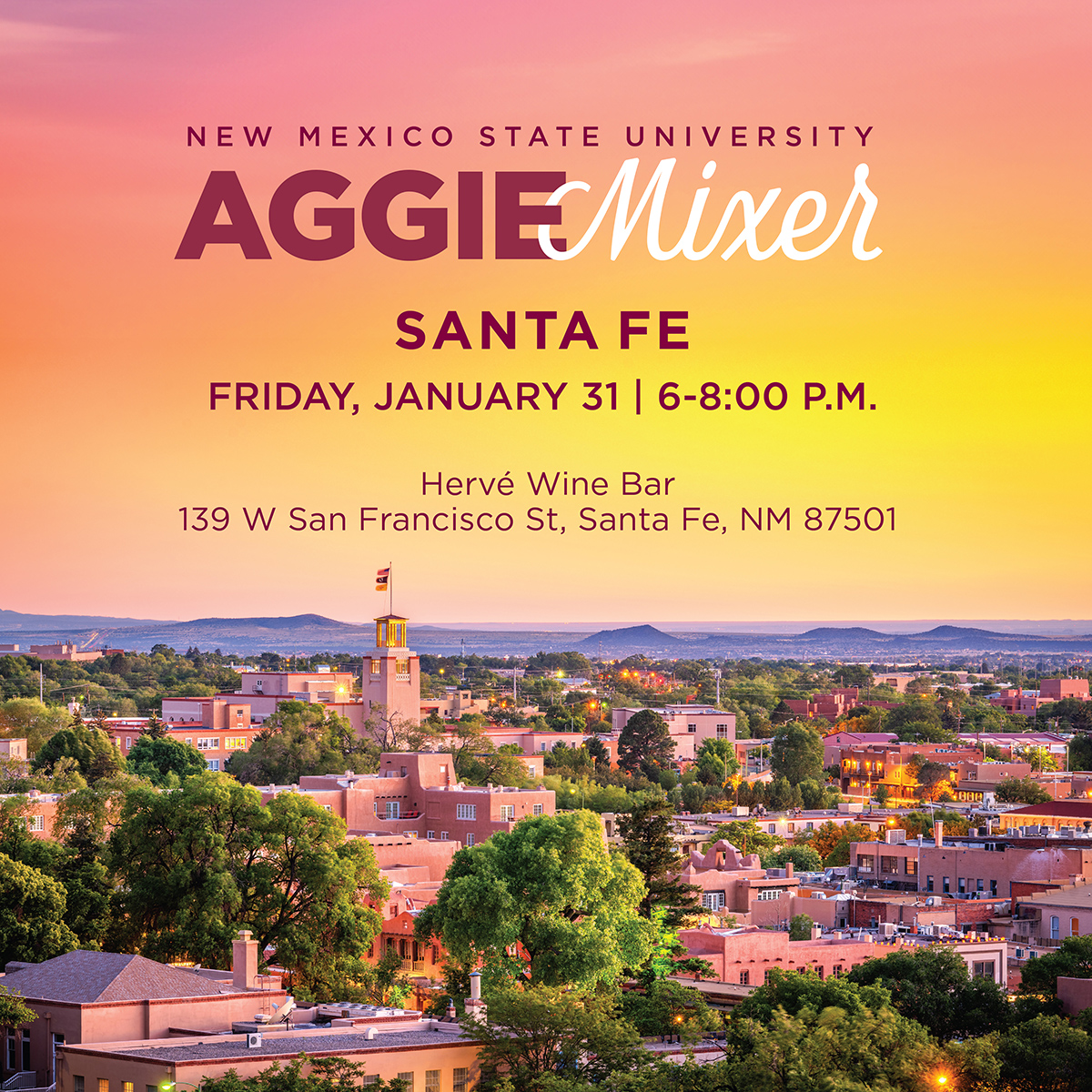 Santa Fe Mixer | New Mexico State University Foundation