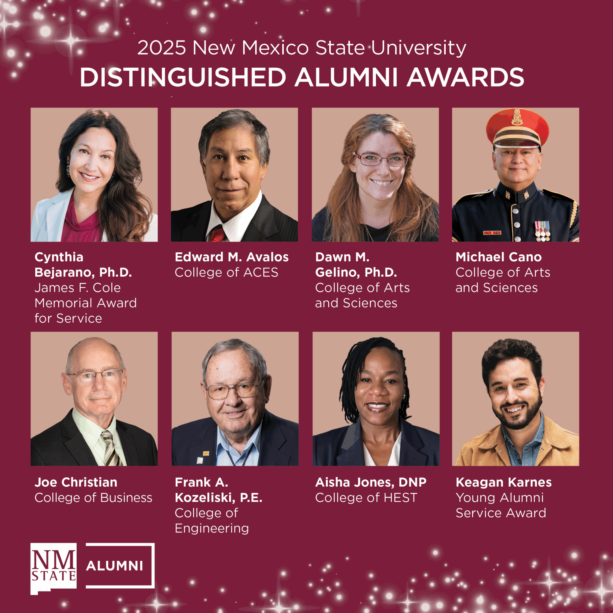 NMSU Foundation Announces 2025 Distinguished Alumni Honorees | New ...