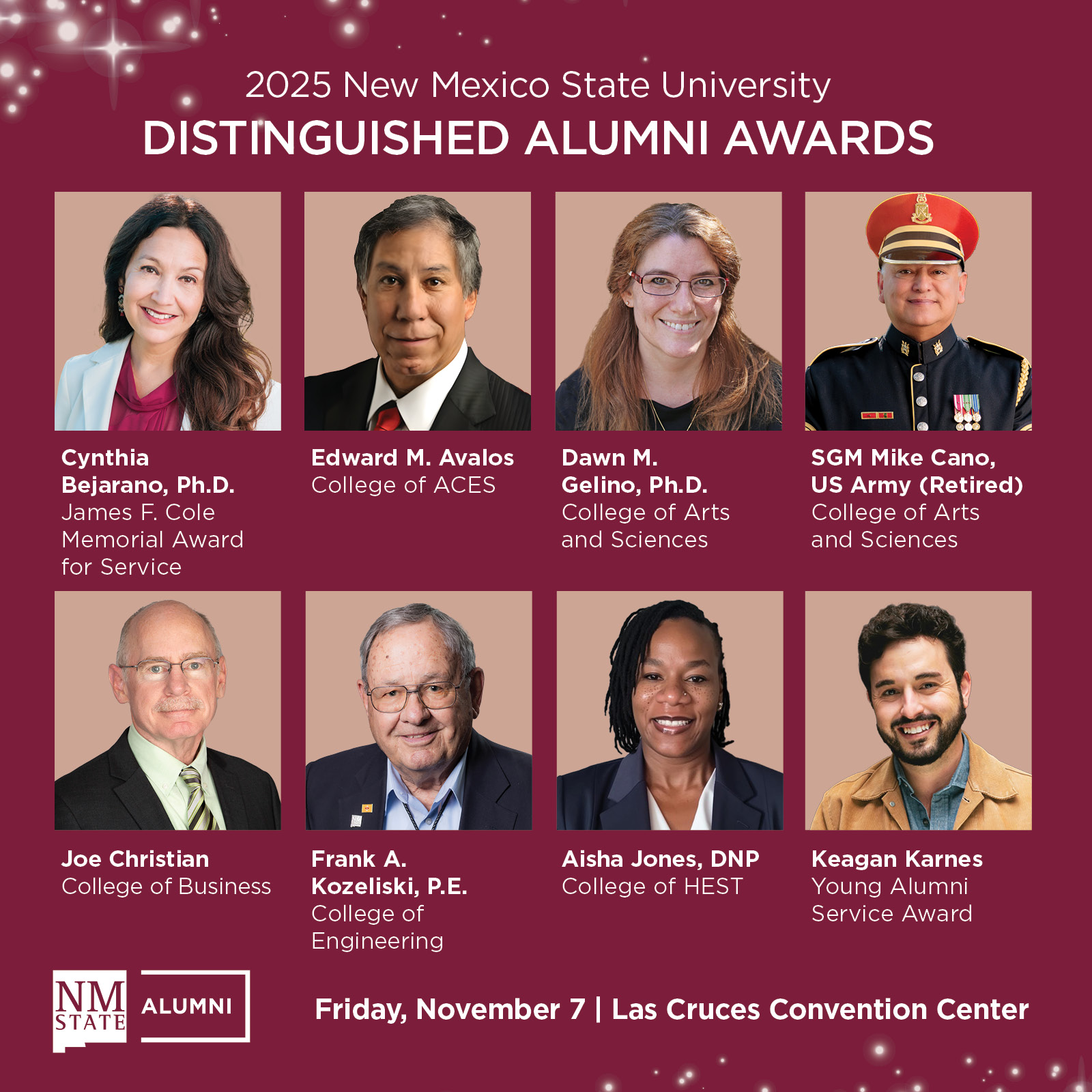 2025 Distinguished Alumni Awards | New Mexico State University Foundation
